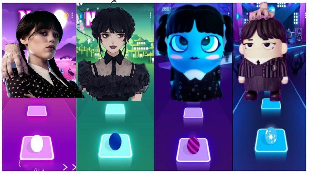 WEDNESDAY ADDAMS VS WEDNESDAY ANIME VS CUTE CAT WEDNESDAY VS WEDNESDAY ...