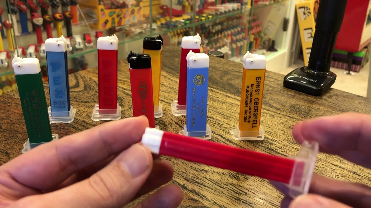 PEZ Box Patent, including Advertising Dispensers! - YouTube