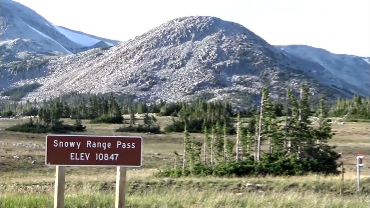 Snowy Range Pass & Mirror Lake, Wyoming - YouTube