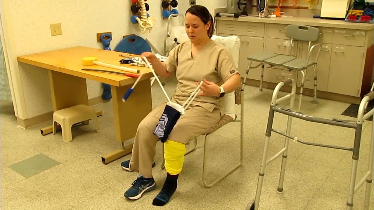 Lower Body Dressing with Adaptive Equipment - YouTube