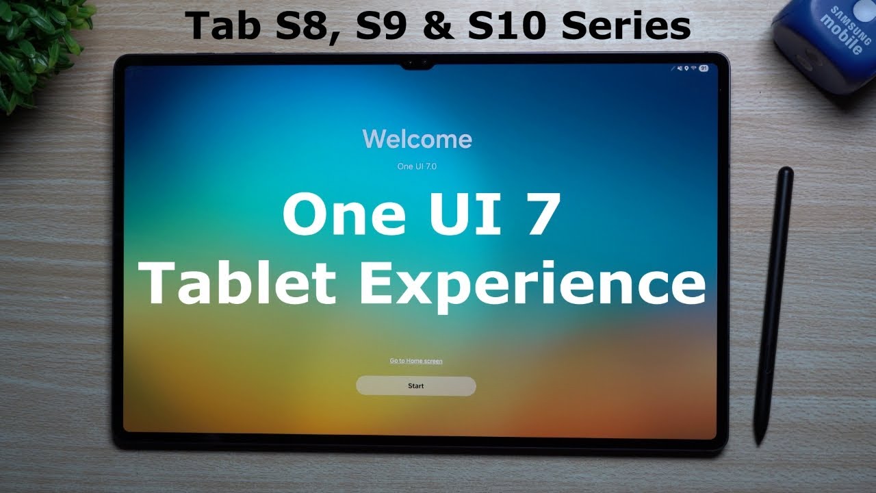 Samsung One UI 7 - The Tablet Experience - YouTube