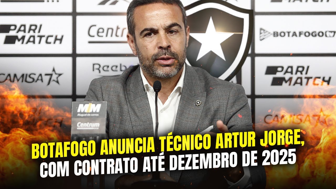 ⚠️É OFICIAL!! BOTAFOGO ANUNCIA ARTUR JORGE COMO TÉCNICO ATÉ 2025 ...