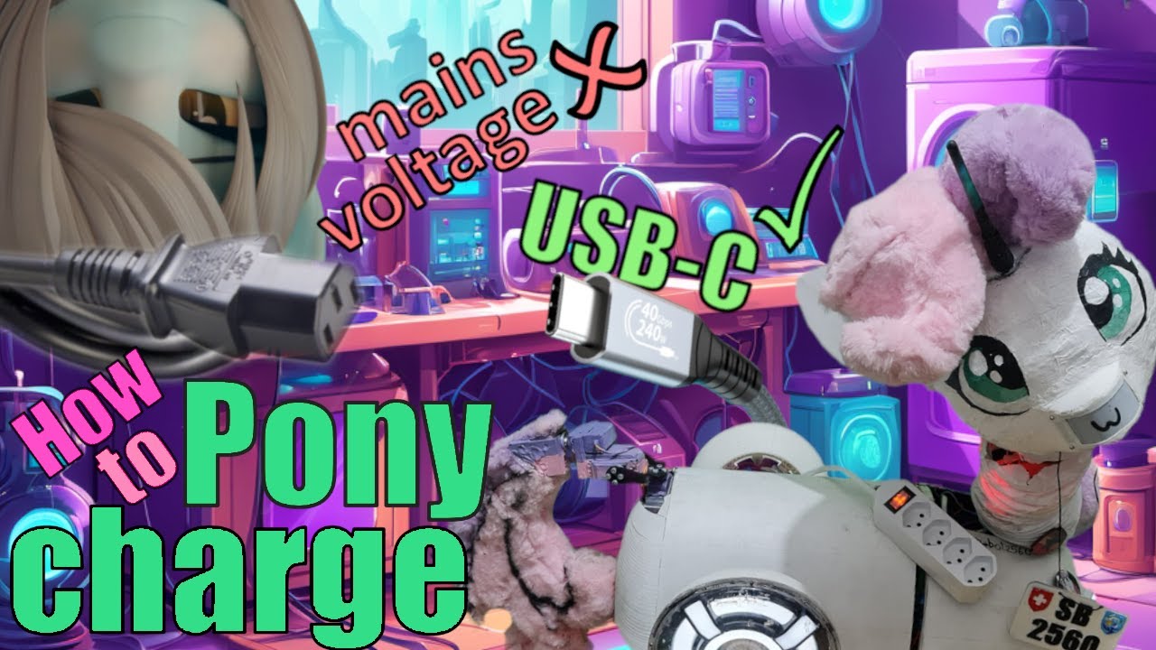 Alright Flower, THIS is how a pony robot is supposed to charge ...