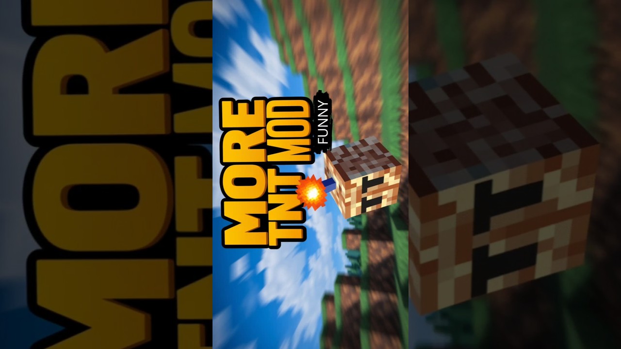 Minecraft More TNT funny 😂 #minecraft - YouTube