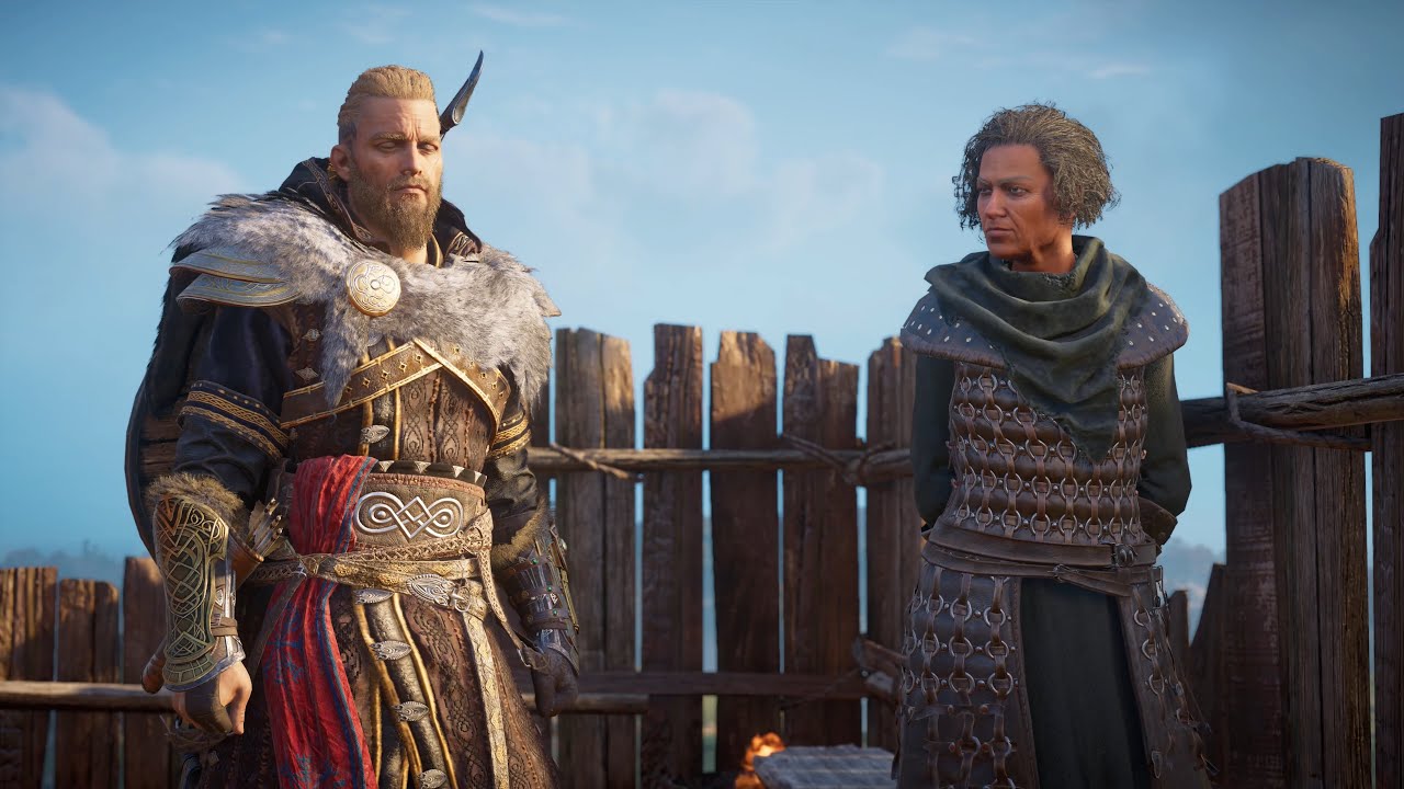 Assassin's Creed Valhalla Eivor meets Roshan - YouTube