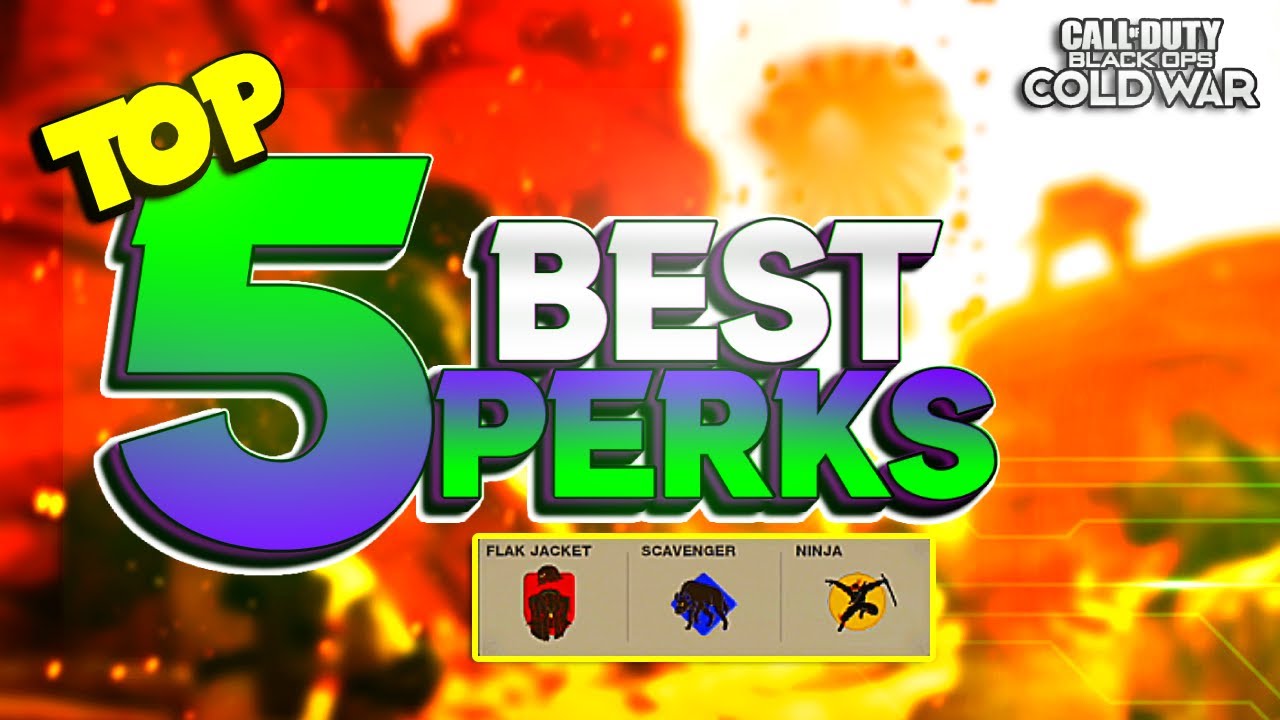 *MUST USE* Top 5 BEST PERKS in Cold War for Advantage. Best Perk Setup ...