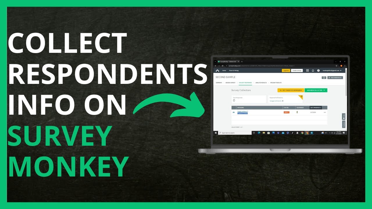 How to Collect Respondents Info on SurveyMonkey in 2024 - YouTube