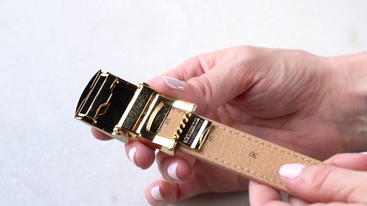 How To: Tutorial | Women's Skinny SlideBelts by Brig - YouTube