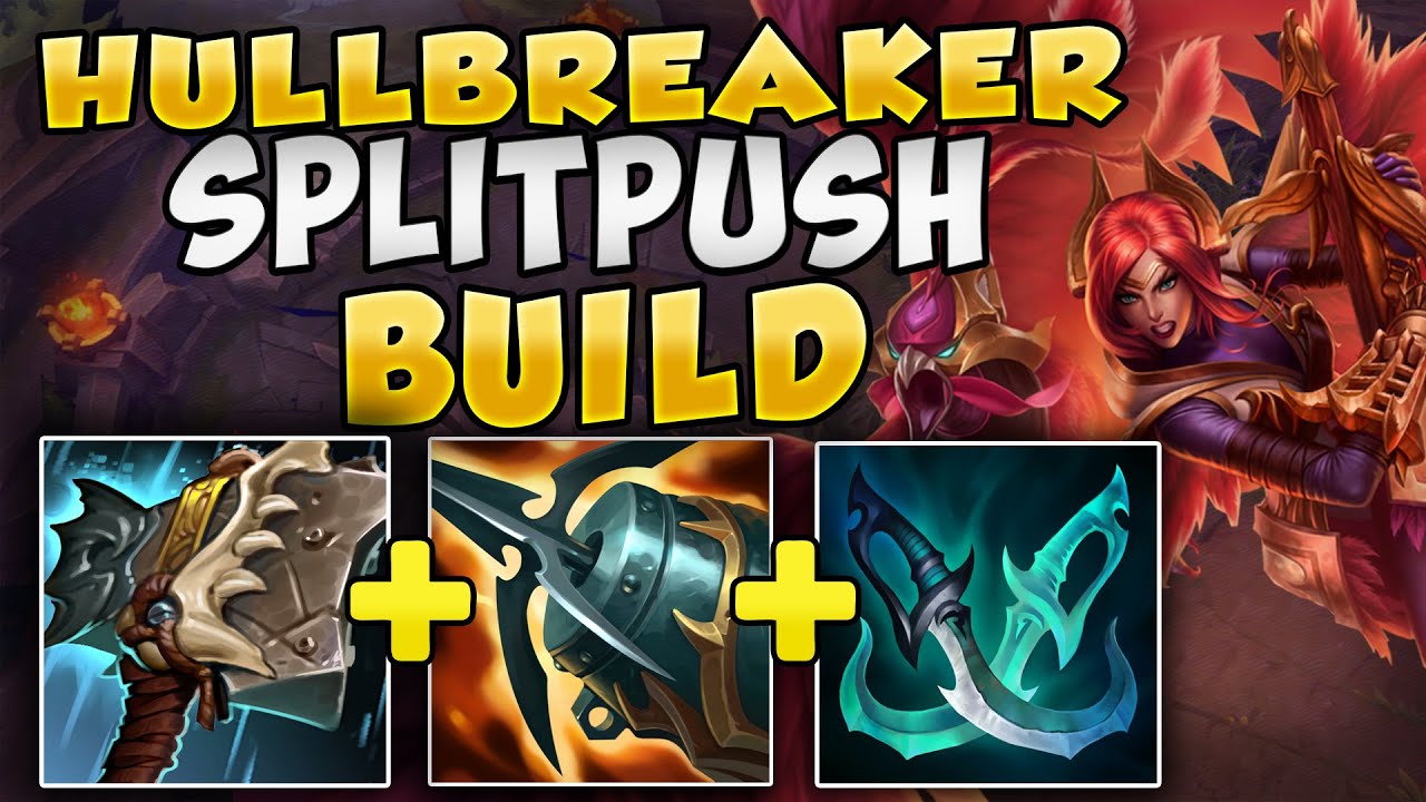 THIS NEW HULLBREAKER BUILD MAKES YOU A SPLIT PUSHING GOD (CRAZY TOWER ...