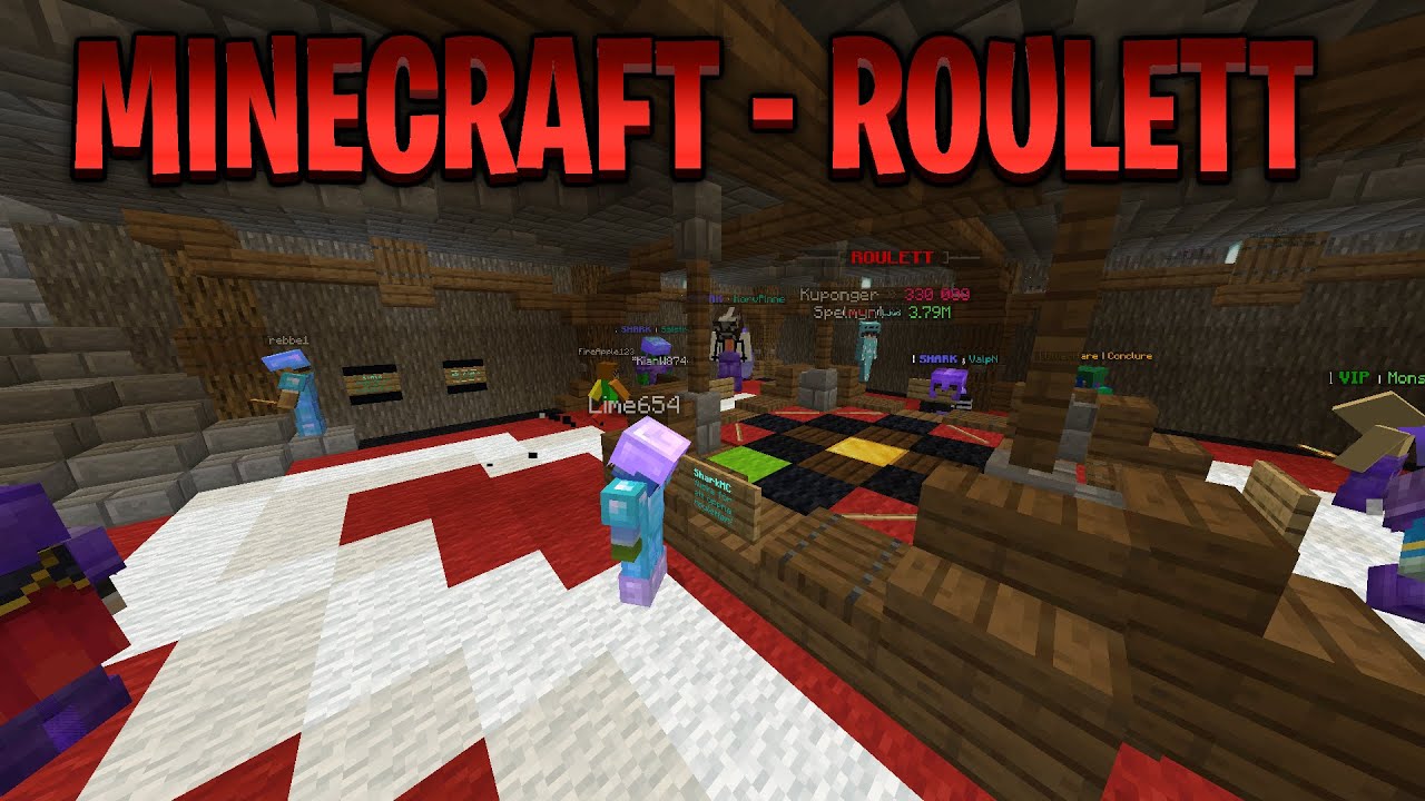 Roulett i Minecraft - Tutorial SharkMC🦈 - YouTube
