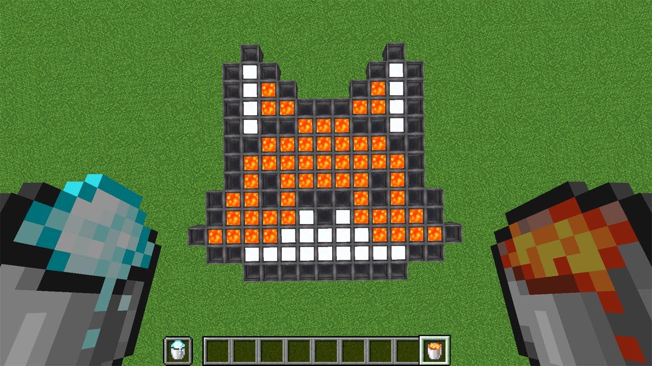 i can draw fox in minecraft ! - YouTube