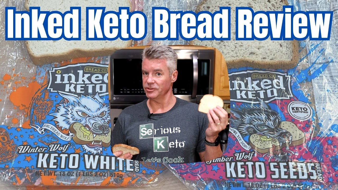 Inked Keto Bread Review - Both White and Seeded - With Glucose Testing ...