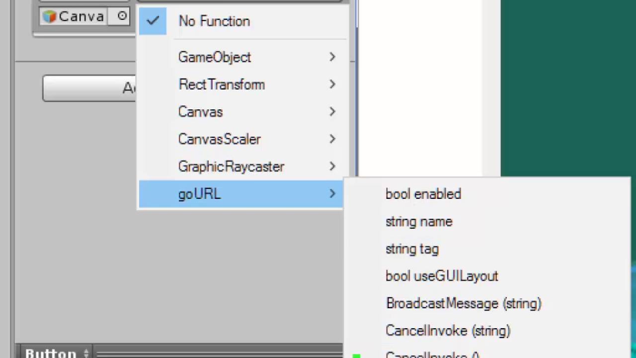 unity5 vuforia button - YouTube