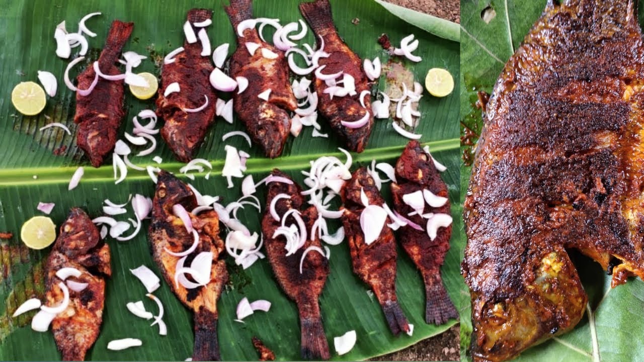 Pan Fish Fry Recipe/River Fish fry/Tamil/Delicious Fish Fry/Tawa fish ...