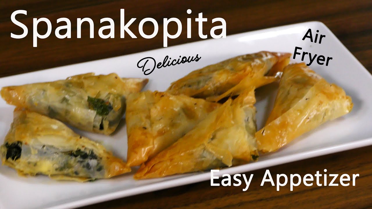 AIR FRYER APPETIZER | Spanakopita - YouTube