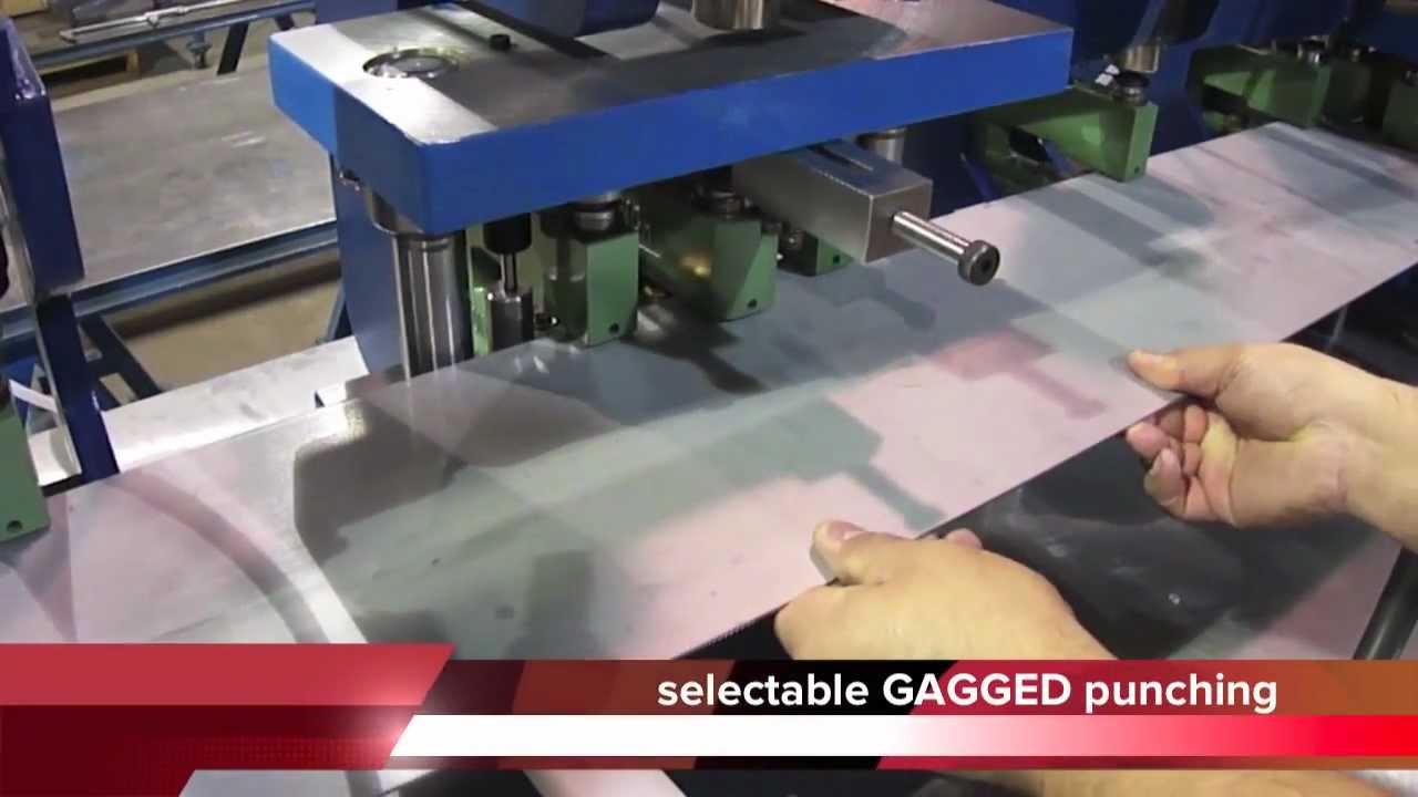 Multicyl Adjustable Punching Machine - YouTube