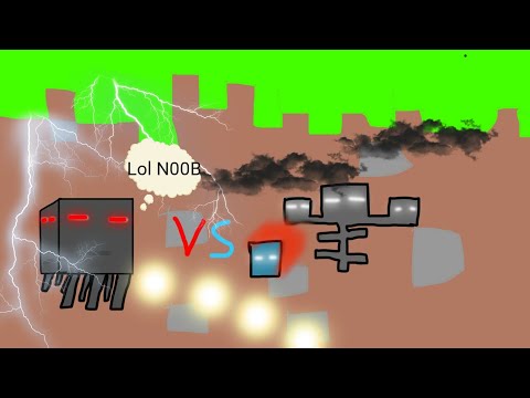 Minecraft 3 headed ghast vs wither - YouTube