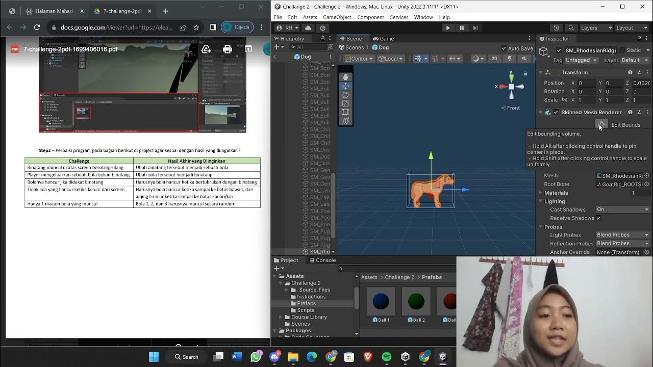 Challenge 2 - pemrograman game - YouTube