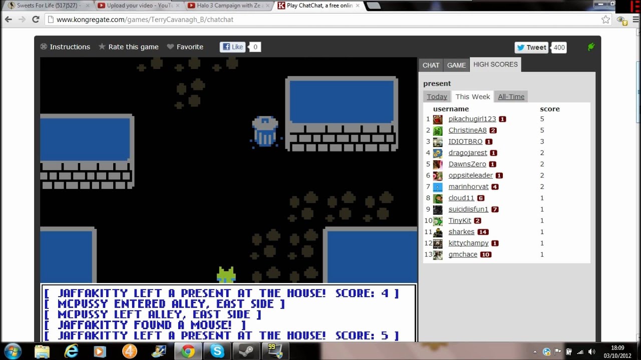 Random Flash Games (chat chat) FTEW! - YouTube