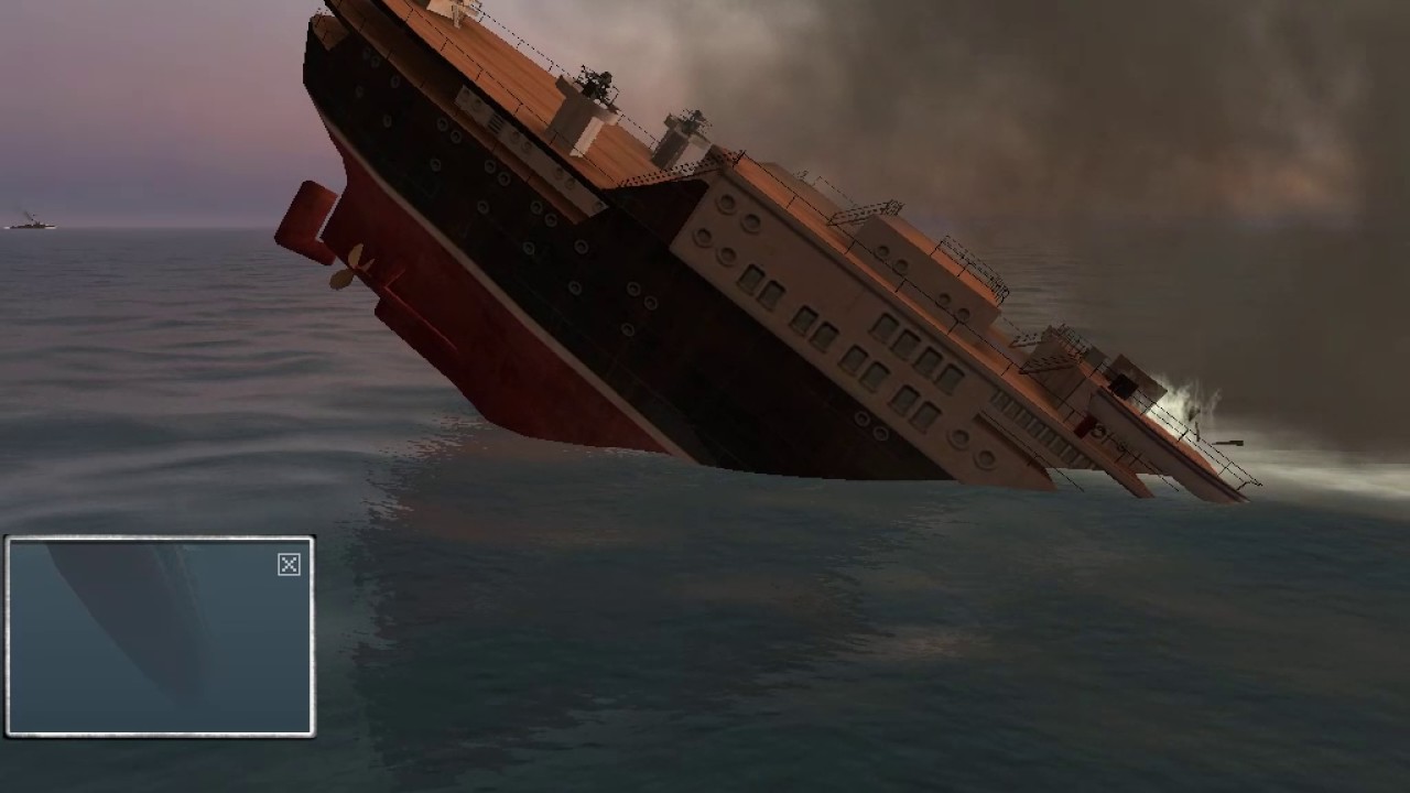 Silent Hunter 3 sinking large convoy - YouTube
