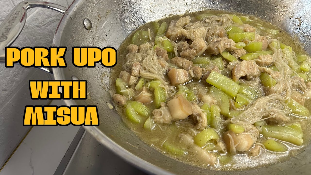 HOW TO COOK PORK UPO WITH MISUA | EASY TO COOK - YouTube