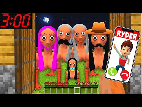 I FOUND SCARY MOMO GIRL FAMILY IN MINECRAFT | MINECRAFT HORROR | - YouTube