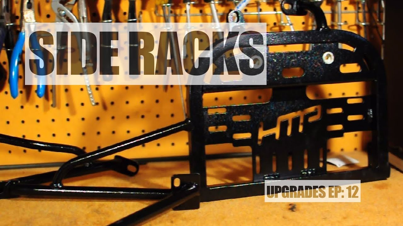 XT250 Upgrades Episode 12: HAPPY TRAIL SIDE RACKS - YouTube