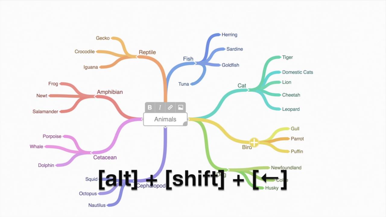 Coggle Keyboard Shortcuts - YouTube