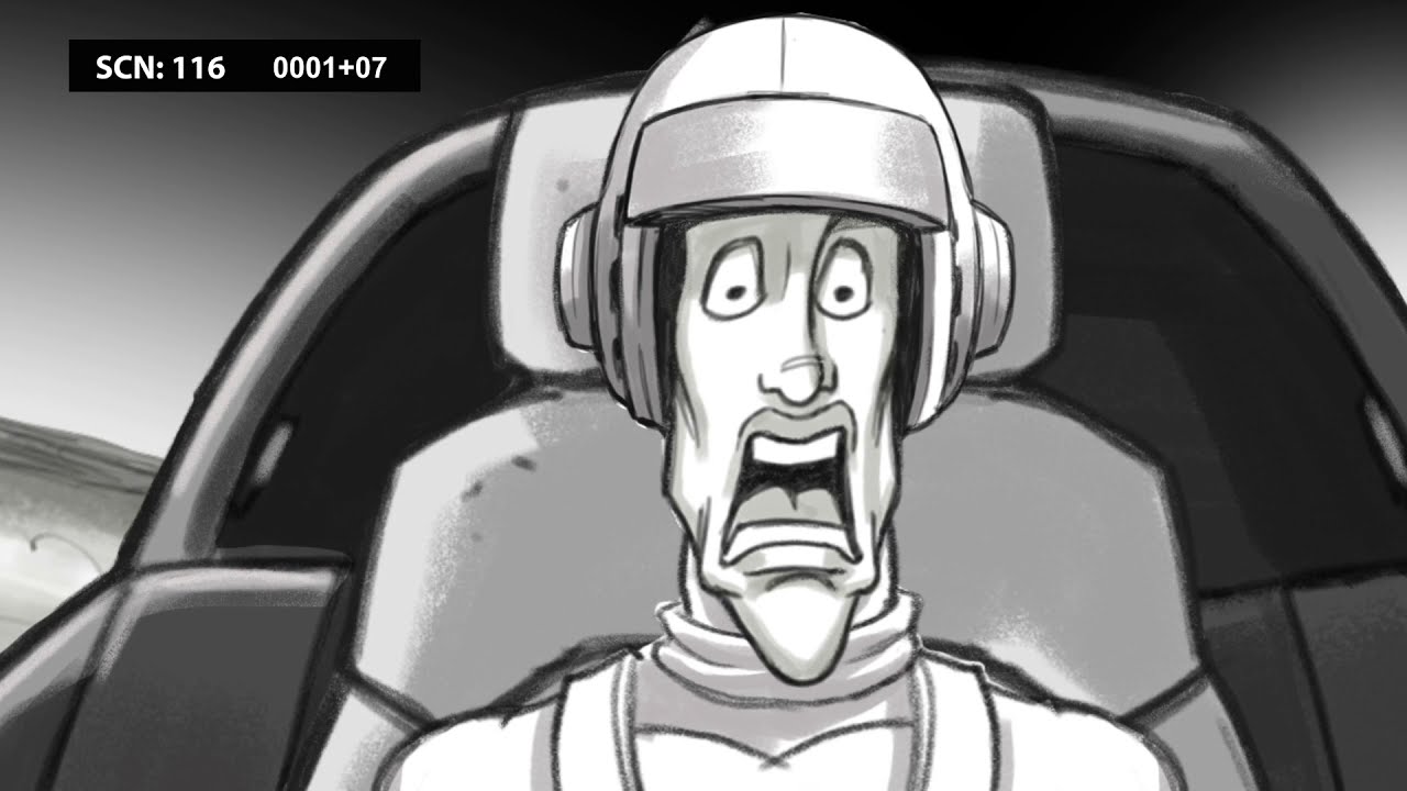 Storyboard Animatic: Captain Coconut Crash Landing part 2 - YouTube