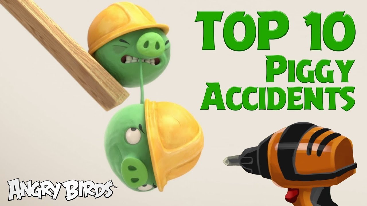 Angry Birds - Pigs at Work | Top 10 Accidents - YouTube