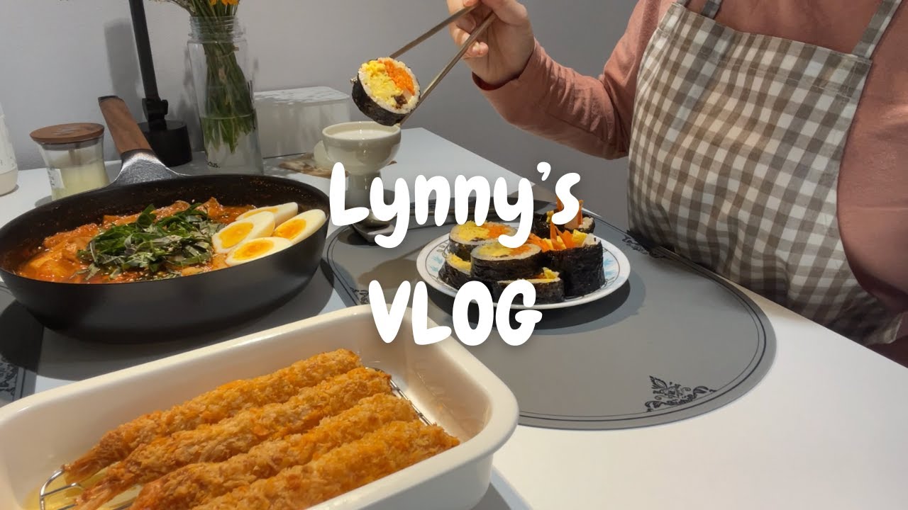 집밥 Vlog 채식주의 아내와 육식파 남편 생각보다 잘 어울리는 막걸리와 분식 조합 참치김치찌개 삼겹살된장덮밥 도시락