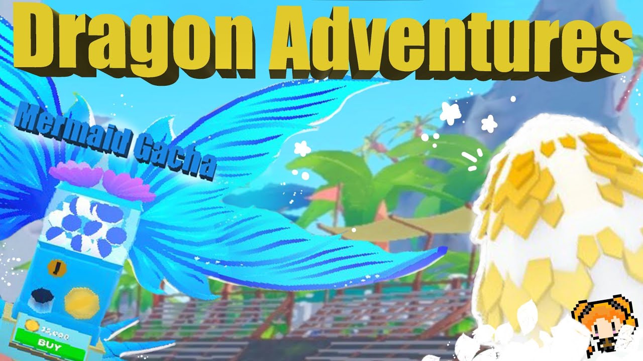 ROBLOX DRAGON ADVENTURES MERMAID GACHA, Eggs on SALE, How to Get ...