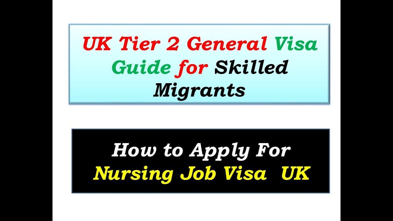 Tier 2 General Visa for UK Apply ചെയുന്നത് എങ്ങനെ.... അറിയേണ്ടത് എന്തെല്ലാം..... - YouTube