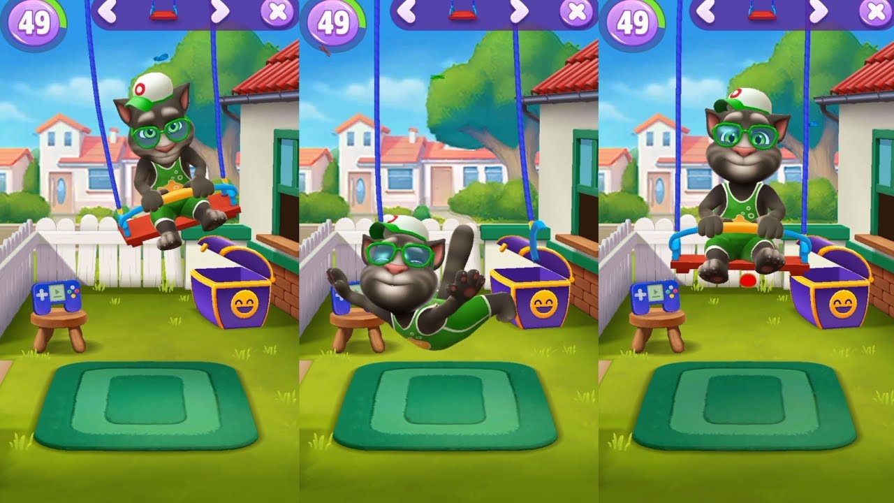 KUCING TOM BERMAIN - Talking Tom - GAME KARTUN ANAK - YouTube