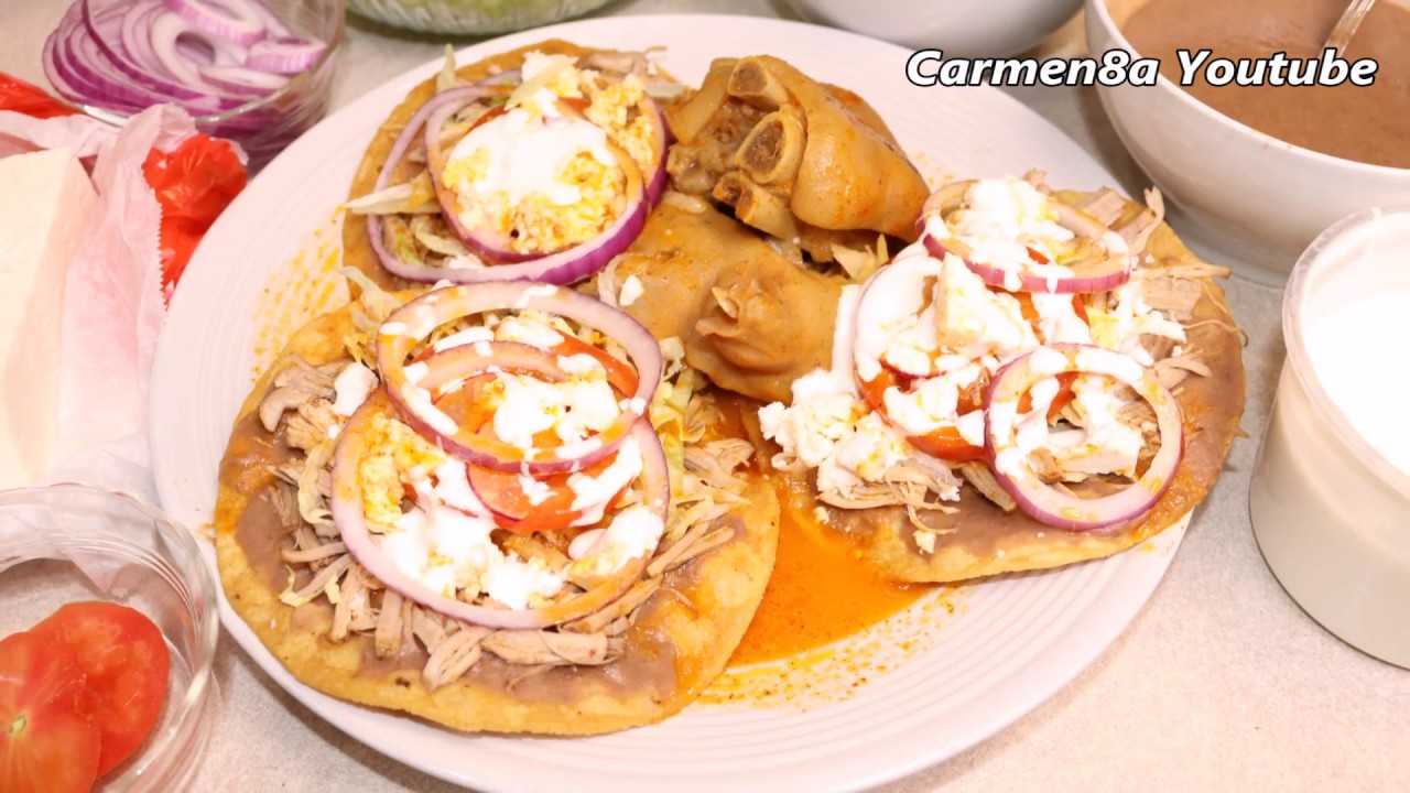Tostadas de Pata y Lomo De Puerco Estilo8a - YouTube