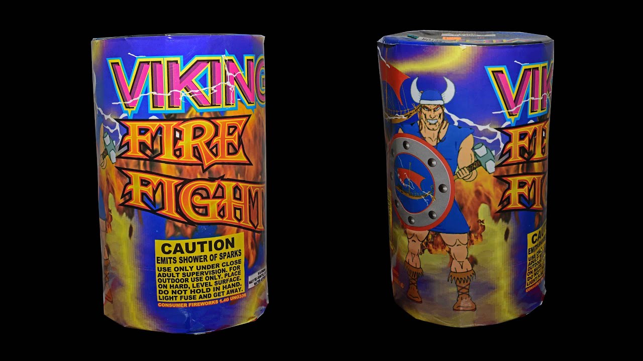 Viking Fire Fight - Fountain - Shelton's Fireworks - YouTube