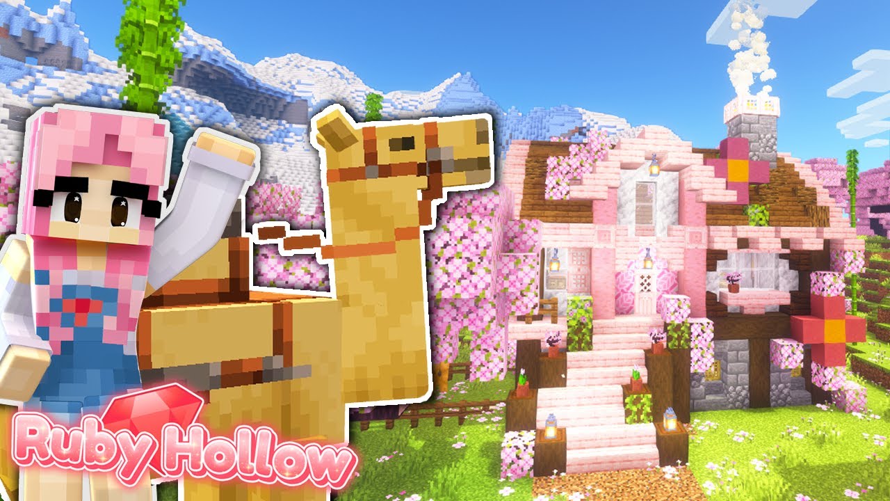 A Camel Adventure! 🌸 Ruby Hollow | Minecraft Let’s Play 2 - YouTube