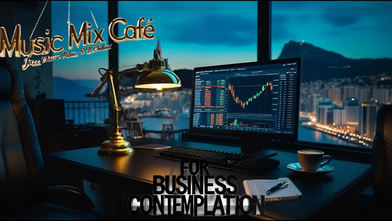 ASMR Business Lounge | Modern Cote D’Azur Office Ambience for Traders ...