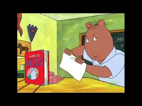 Arthur Desk Wars Classroom Fight Crossover - YouTube