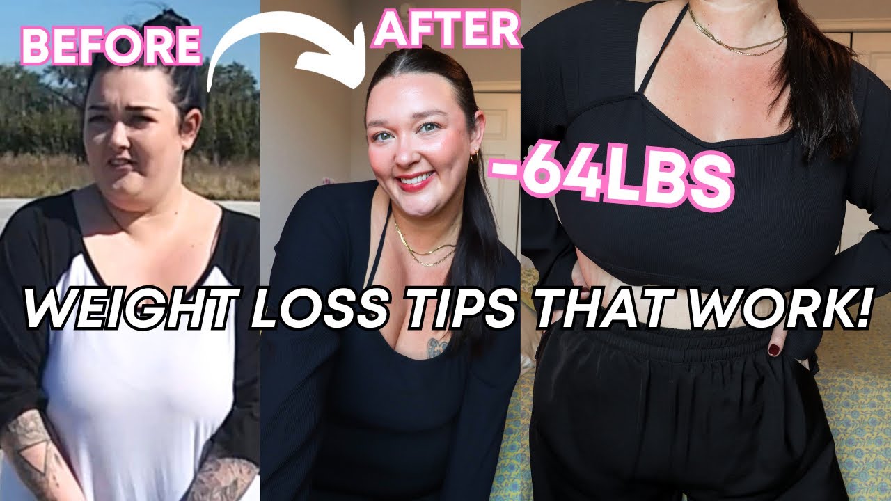 MY TIPS ON HOW I LOST WEIGHT THAT WORKS -64 POUNDS LOST! - YouTube