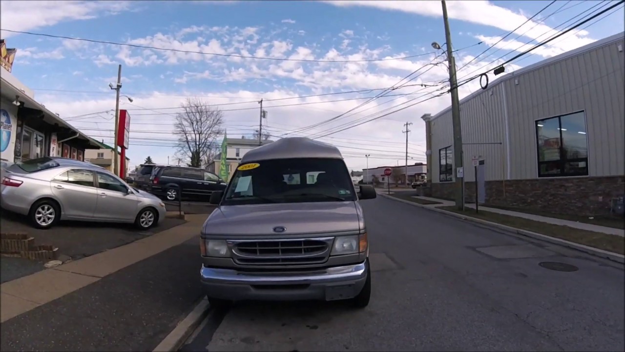 2001 Ford Econoline E250 Conversion Van Silver - YouTube