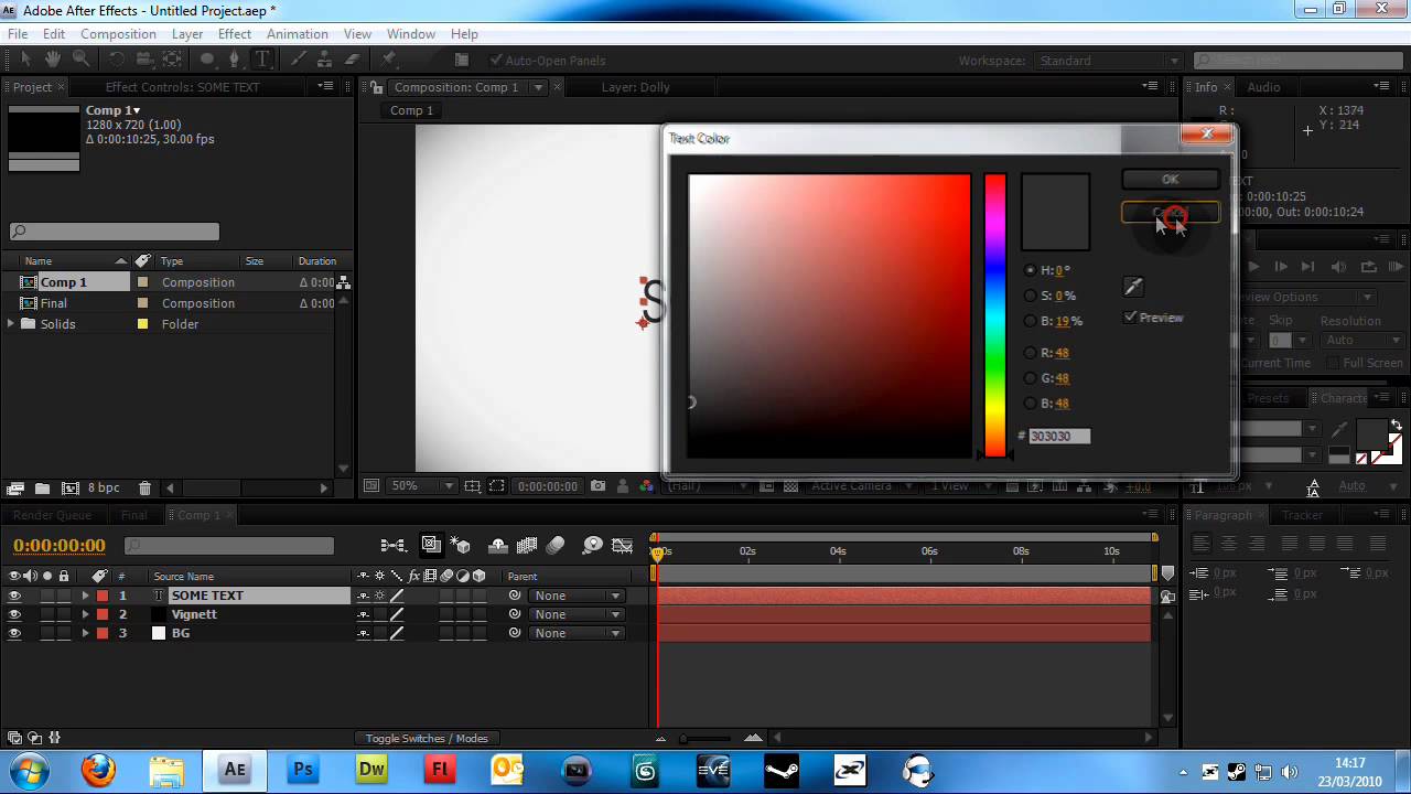 After Effects tutorial - animating movement + Depth of Field with the ...