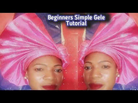Learn More On How To Tie Tending Half Fan And Twist Gele - YouTube