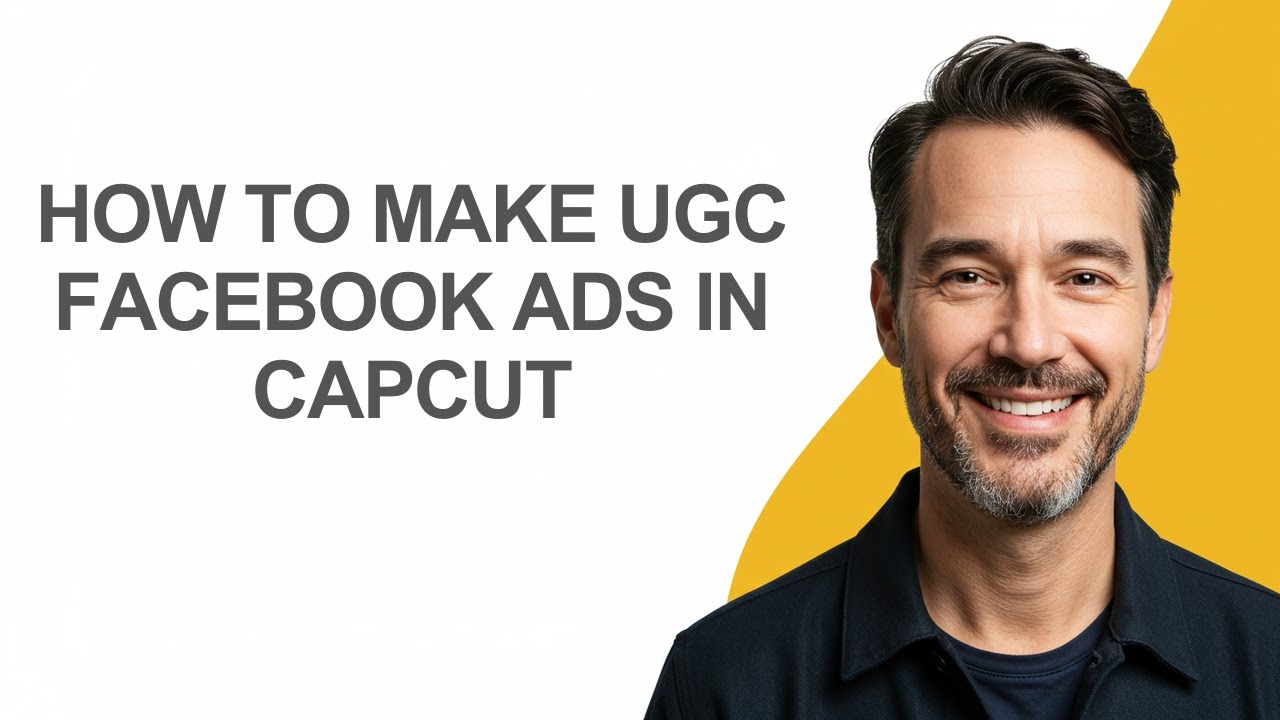 How to Make Ugc Facebook Ads In Capcut - KevinHowTo - YouTube