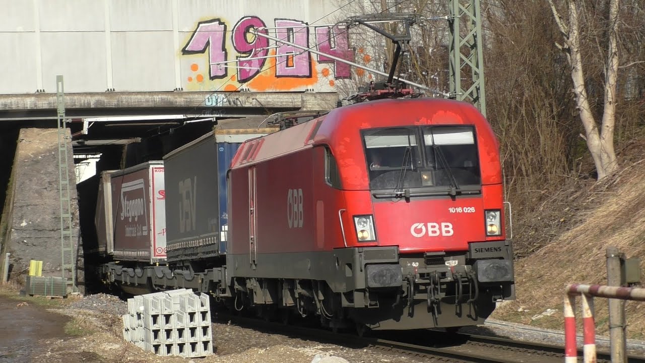 Freight Train at Branch Line Level Crossing - YouTube