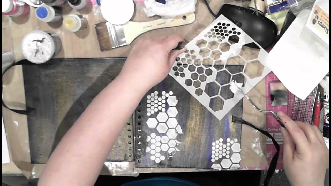 Mixed Media Journal/Book Covers - how to Pt 1 - YouTube