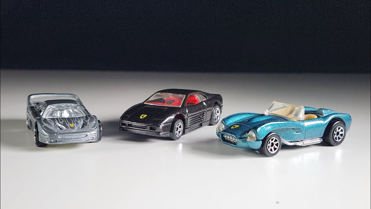 Virtual Museum: Three Loose Hot Wheels Ferrari | Ferrari F50 Challenge ...