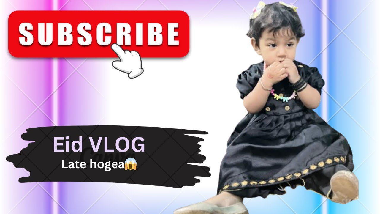 Eid vlog | Late hogea 😔 | khadija ny mamo sth eid guzari - YouTube