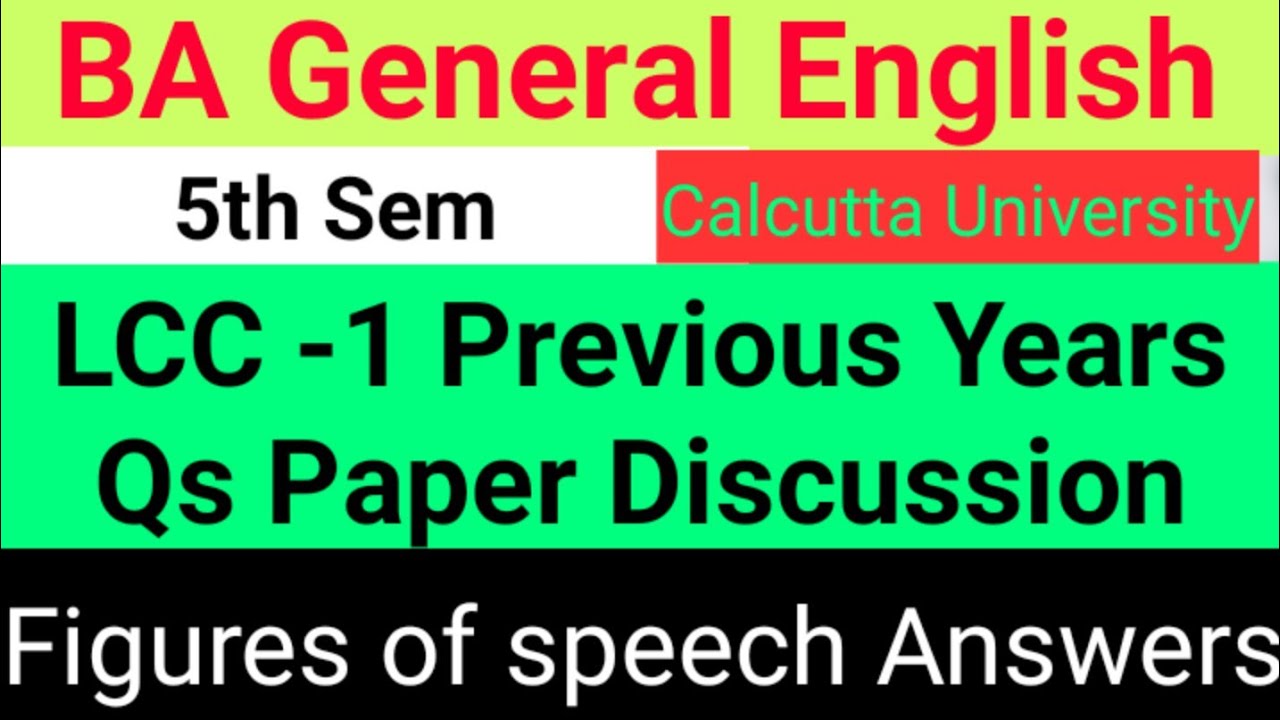 LCC - 1(2)| Previous Q's paper Discussion| #figuresofspeech - YouTube