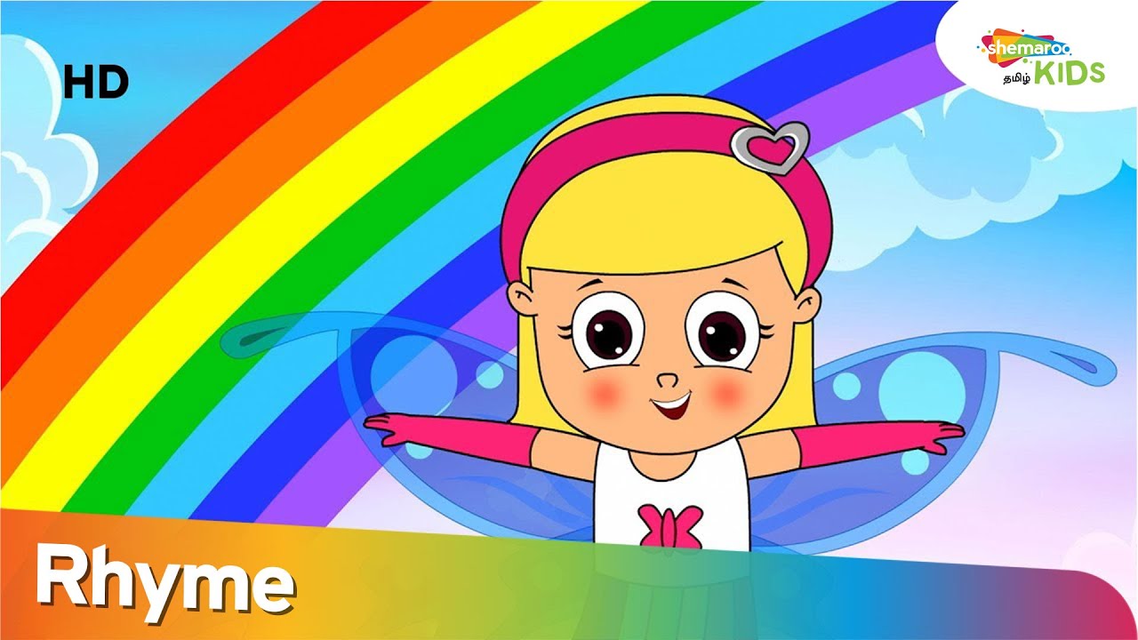 Rainbow Colours Song Rhyme in Tamil | Rhyme For Children | Shemaroo ...